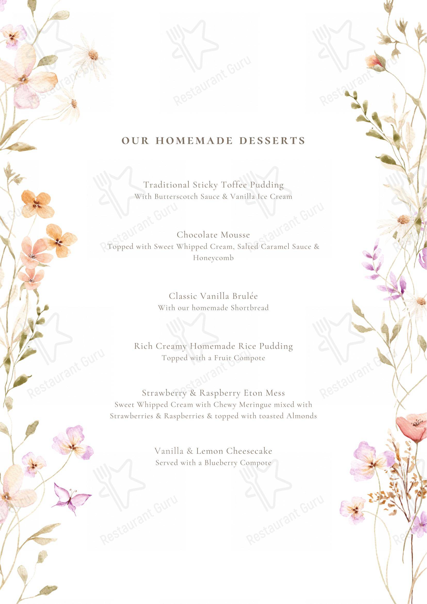 Menu at The Crown & Thistle pub & bar, Carlisle, Rockliffe