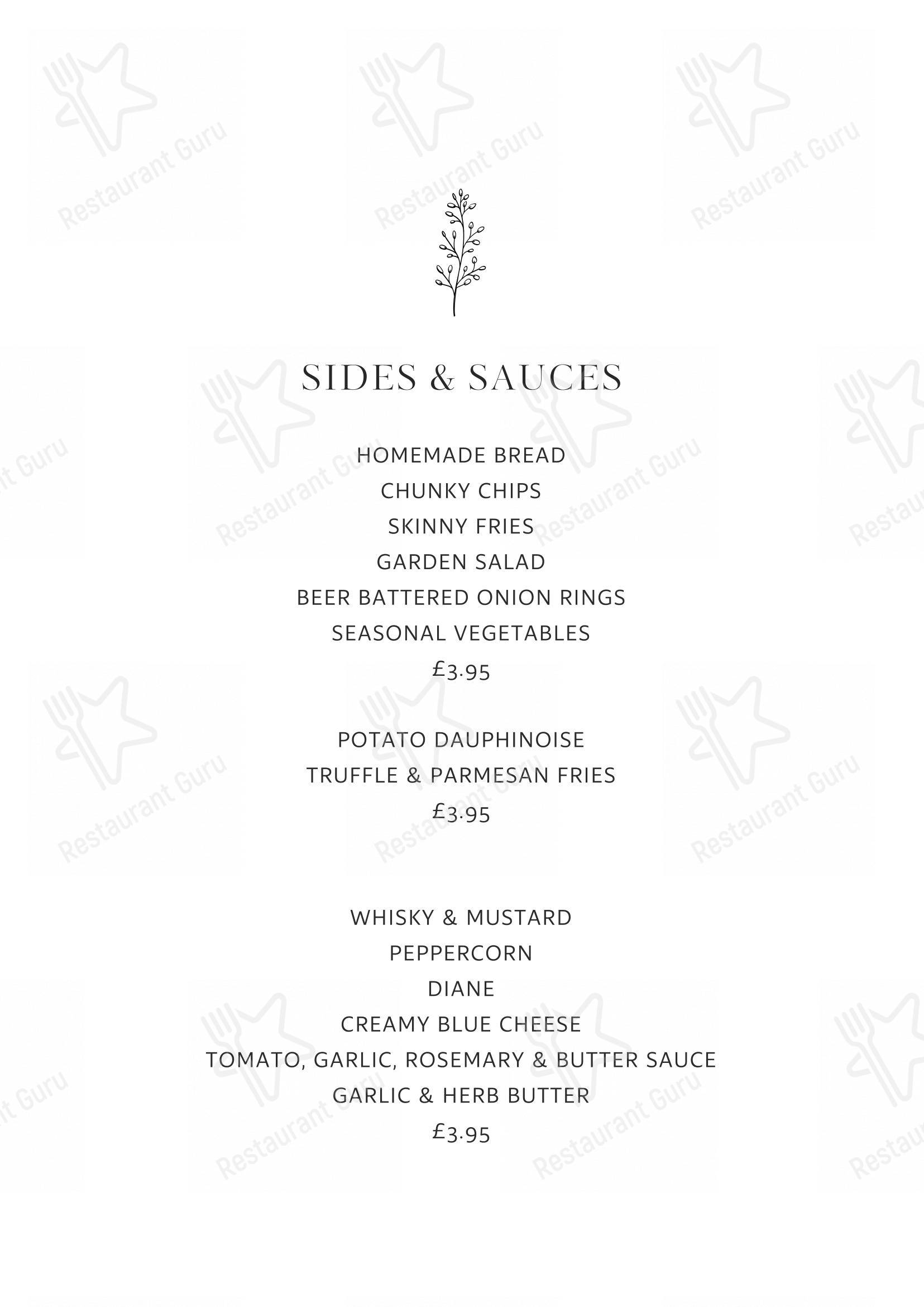 Menu at The Crown & Thistle pub & bar, Carlisle, Rockliffe