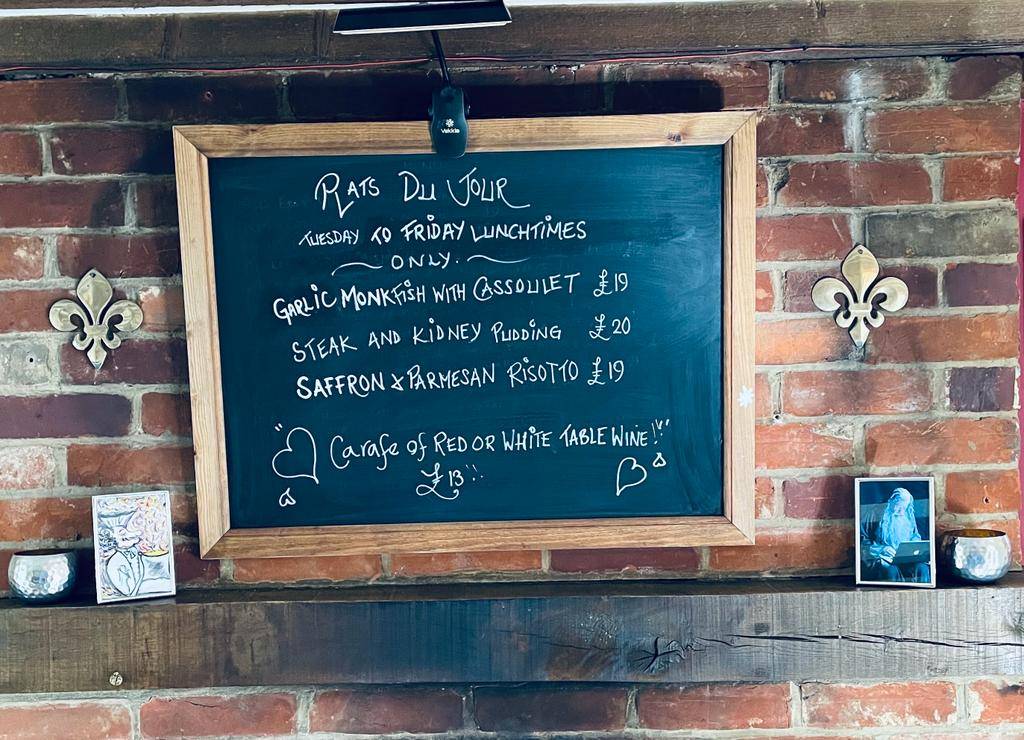 Menu at The Dew Drop Inn pub & bar, Hurley