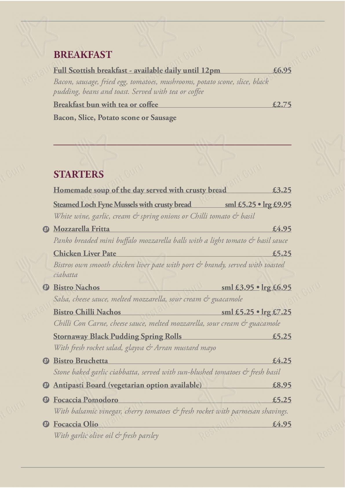 Horseshoe Bar Greenock Menu at Isaac Oppen blog