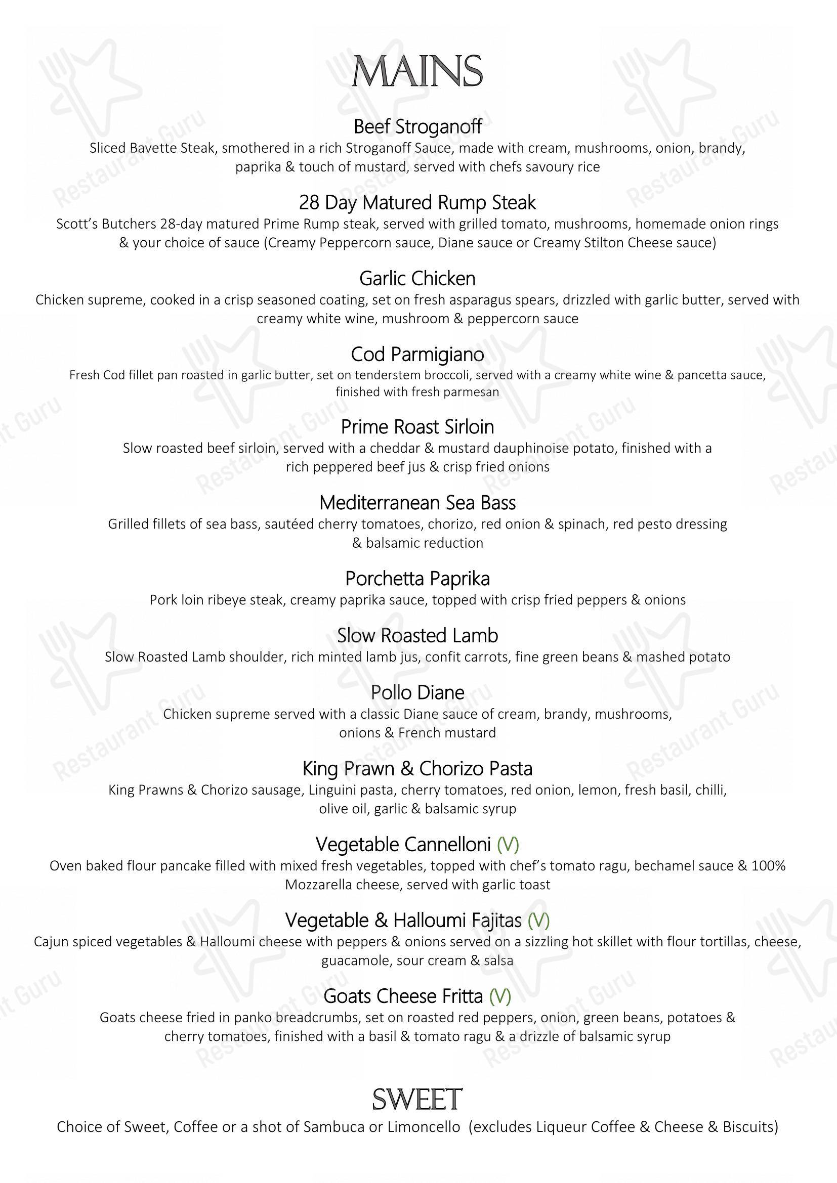 Menu at The Fat Italian Ormskirk restaurant, Ormskirk, 47-49 Derby St