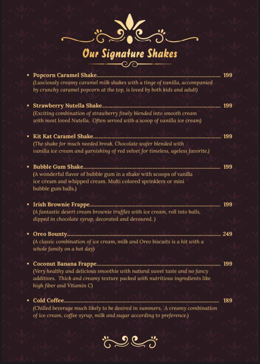 Menu at The FoodLoft, Rishikesh