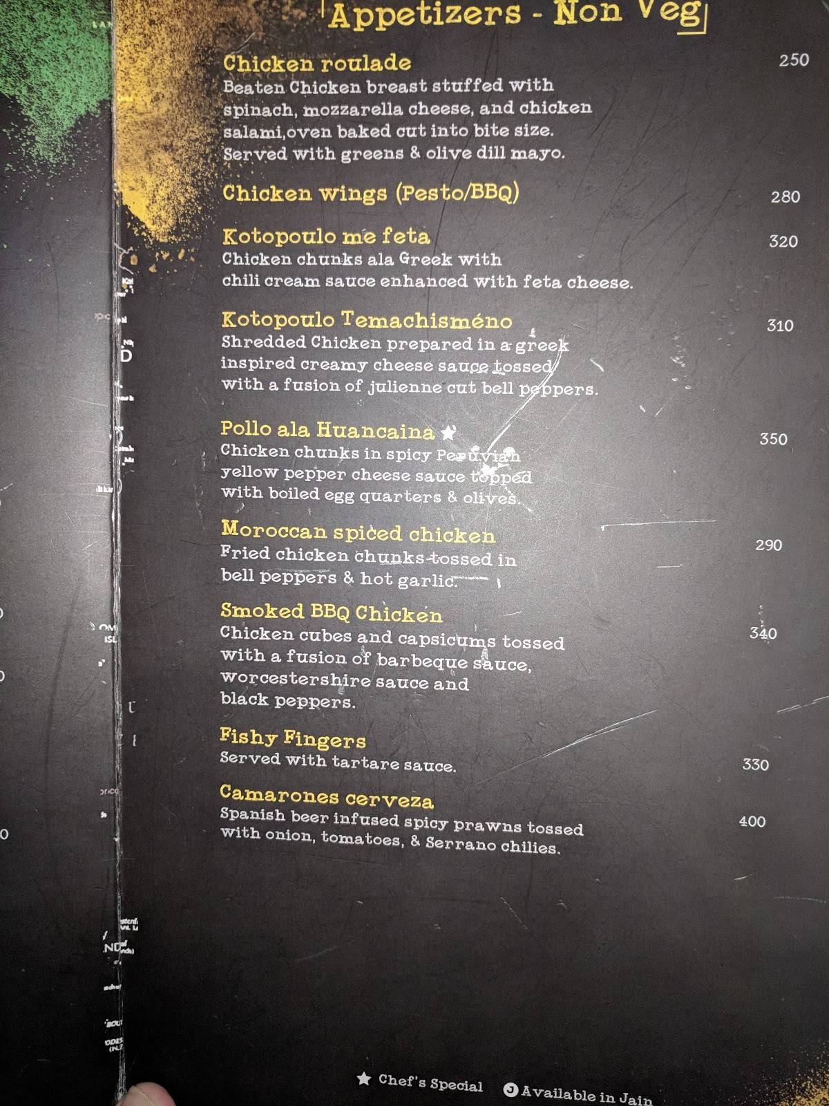 Menu at The Fusion Kitchen, Mumbai, Shop no 1