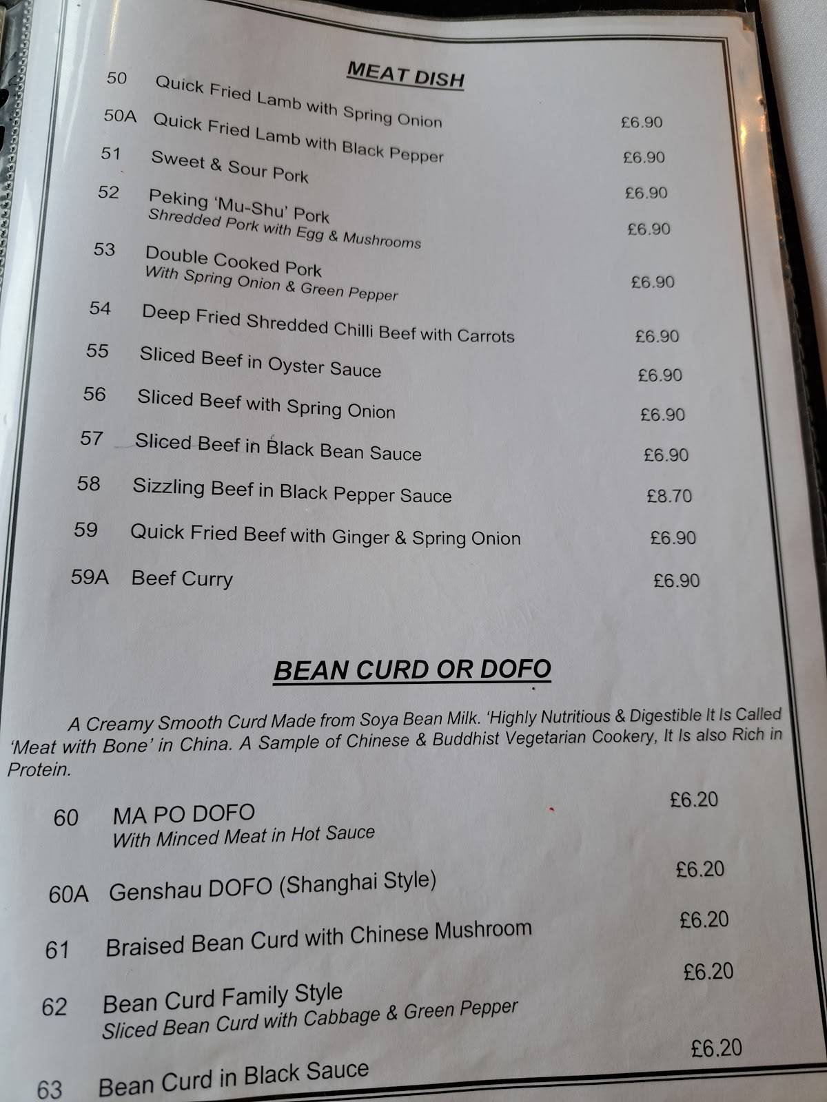 Menu at The Grain Barge, Peterborough, Embankment Rd