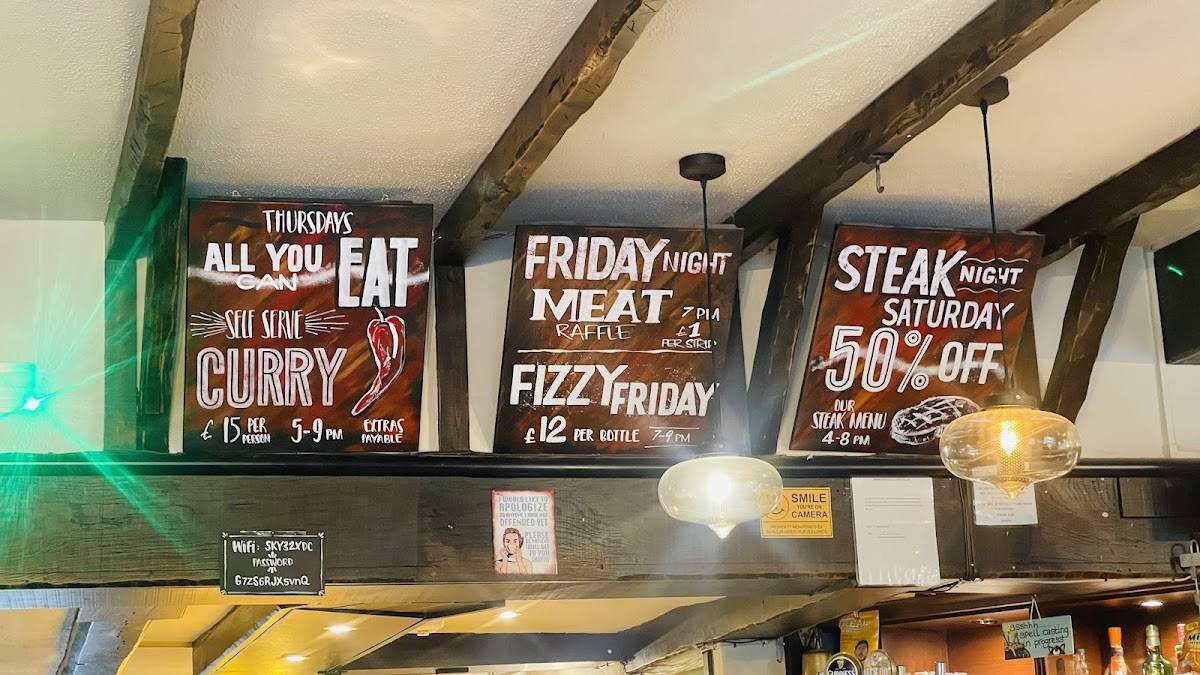 Menu at The Harvest Home pub & bar, Waterlooville
