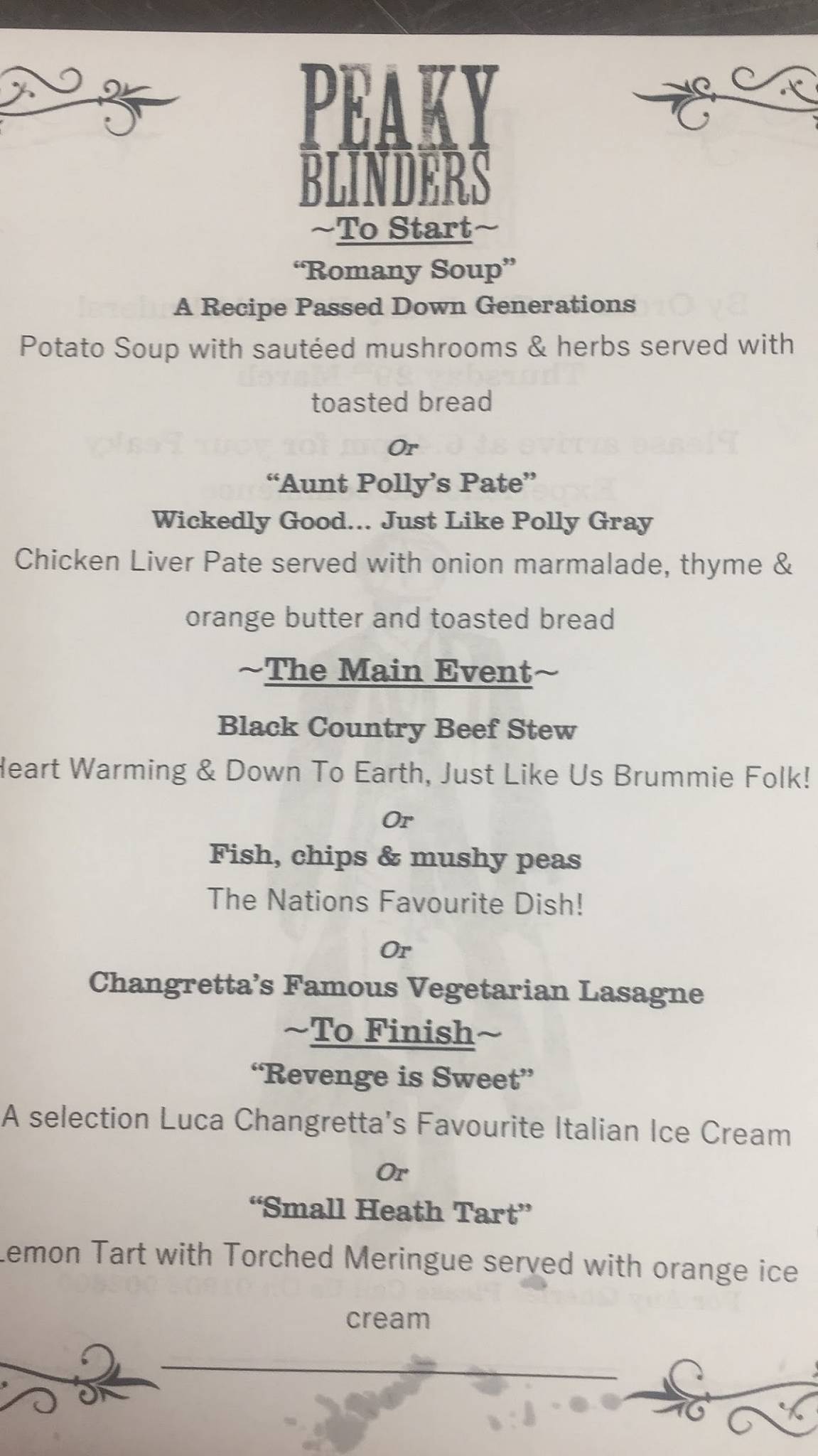 Menu at The Island House - Stafford Road pub & bar, Wolverhampton
