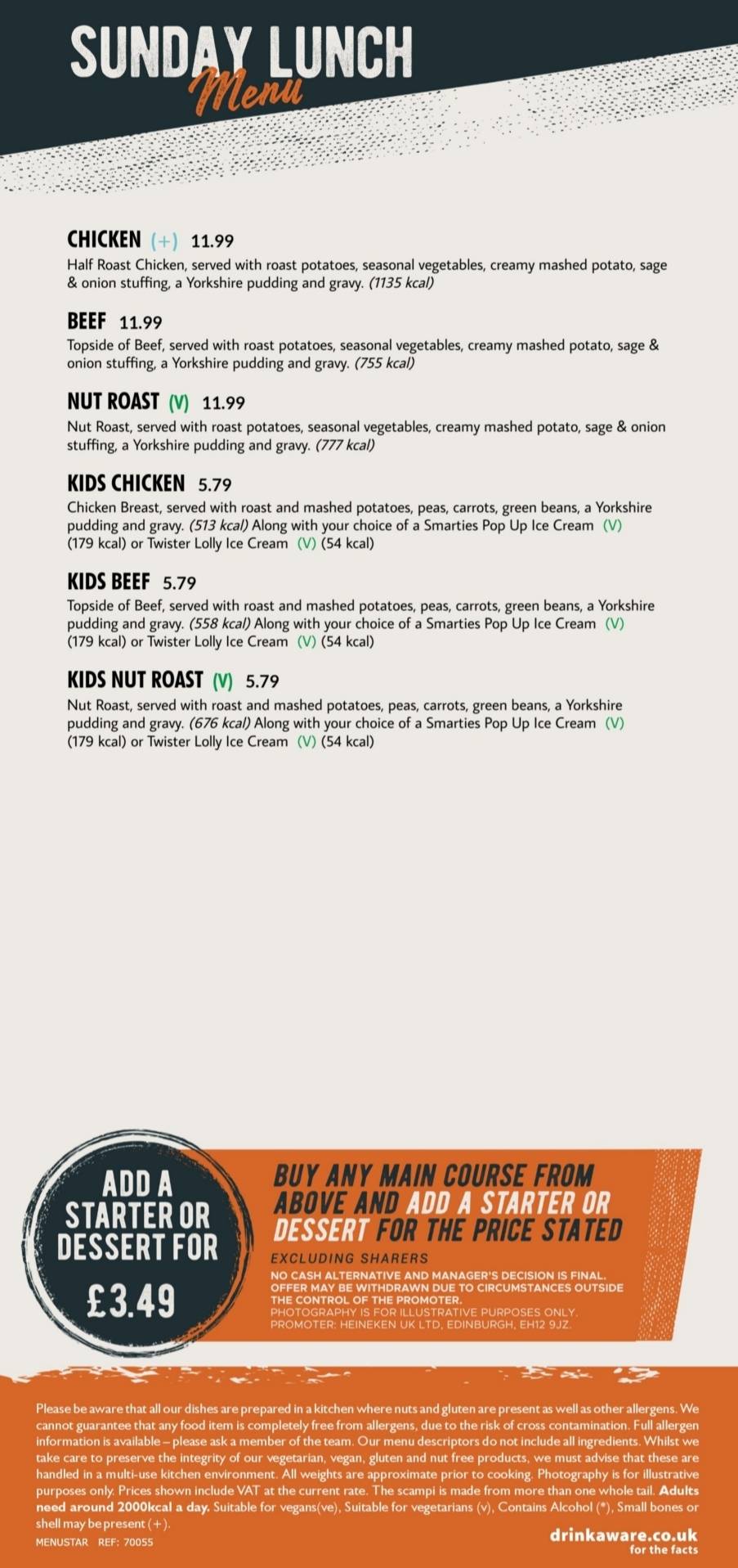 Menu at The John Gregory pub & bar, Weymouth, 113 Radipole Ln