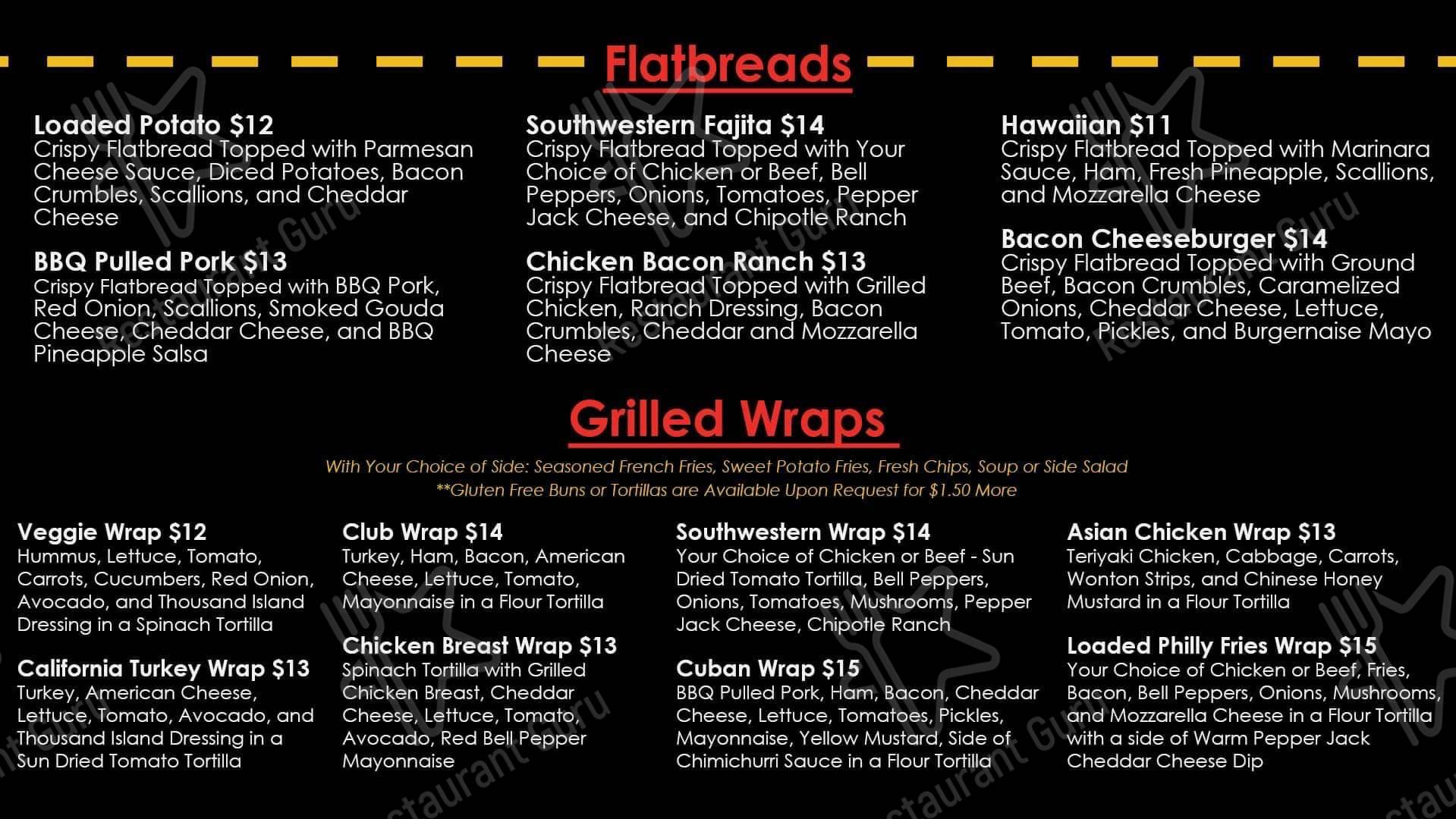 Menu at The Line on 59 restaurant, Thief River Falls, 203 3rd St W
