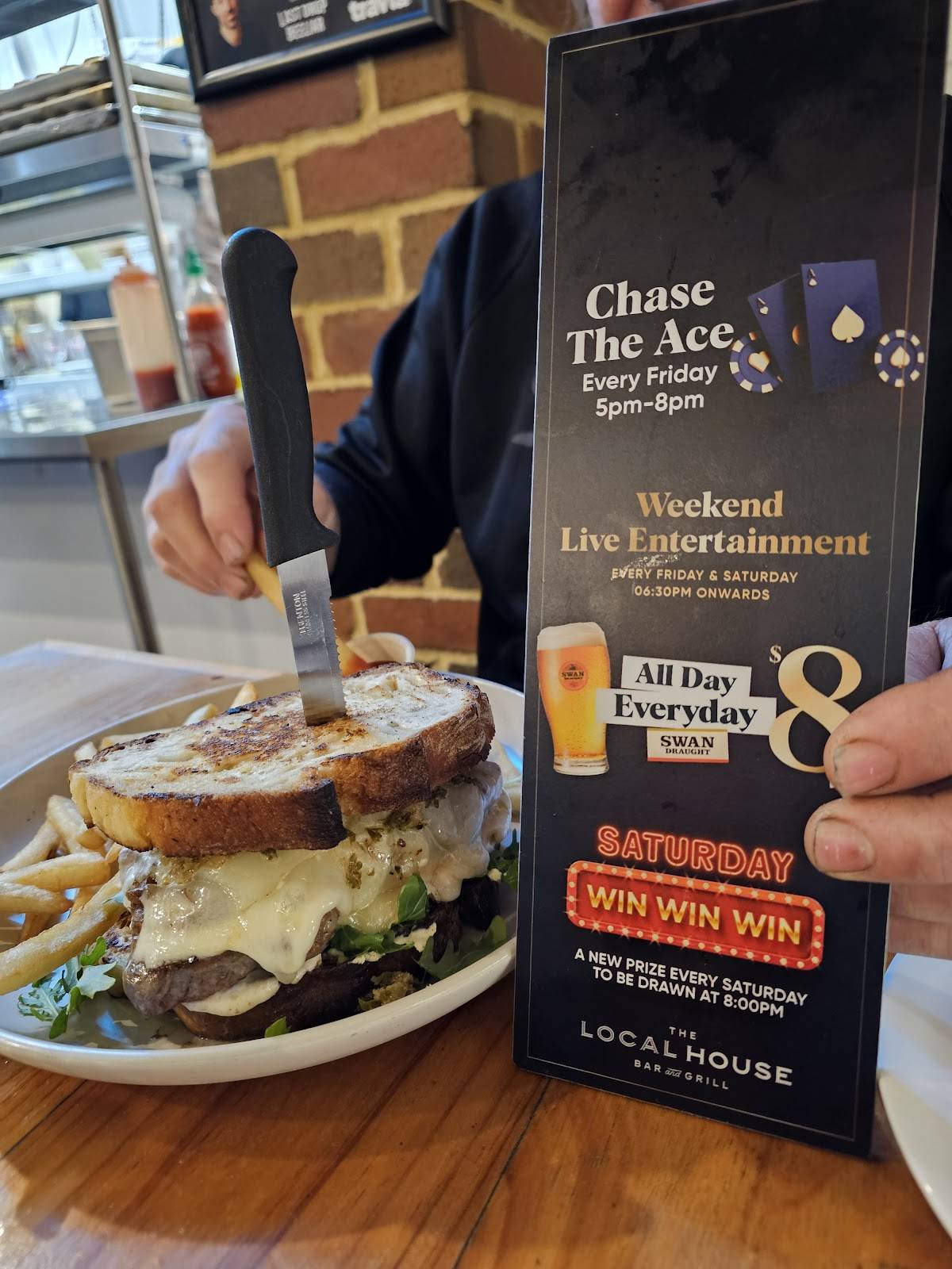 Menu at The Local House Bar & Grill, Cockburn Central
