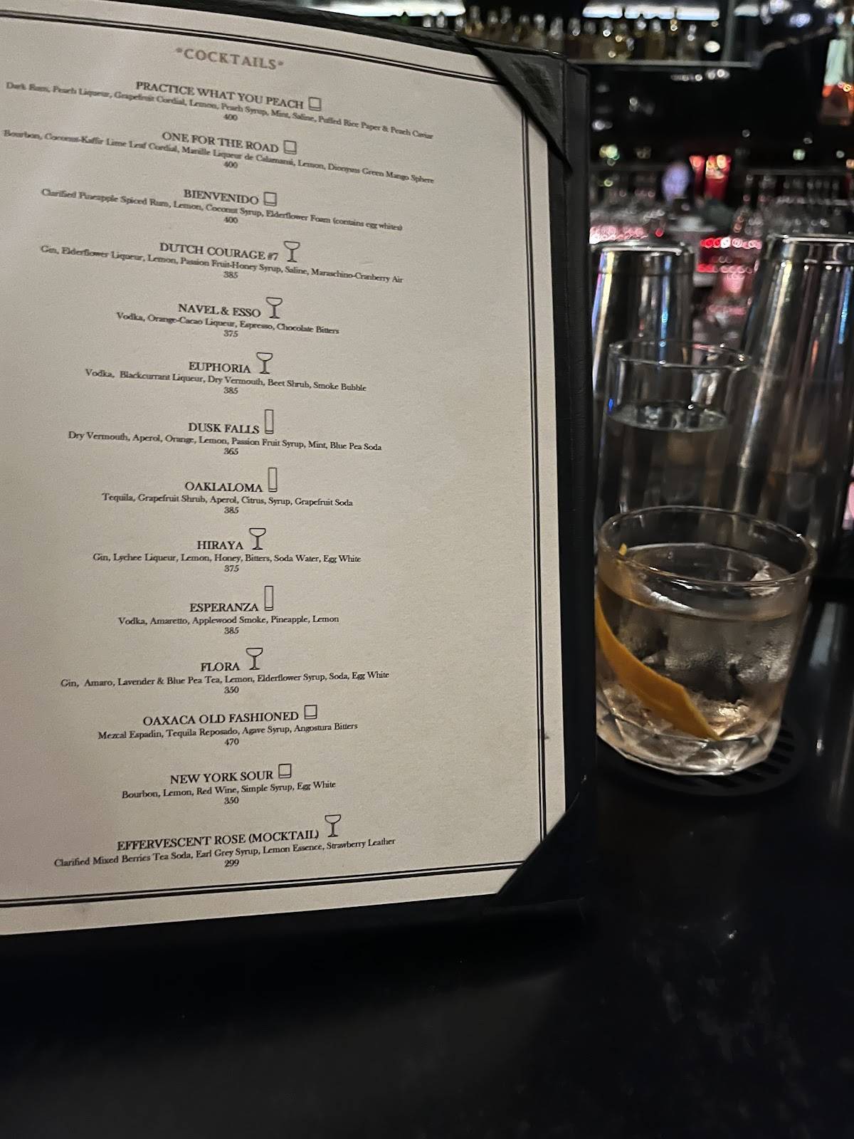 Menu at The Oak Room pub & bar, Cagayan de Oro, Gateway Park