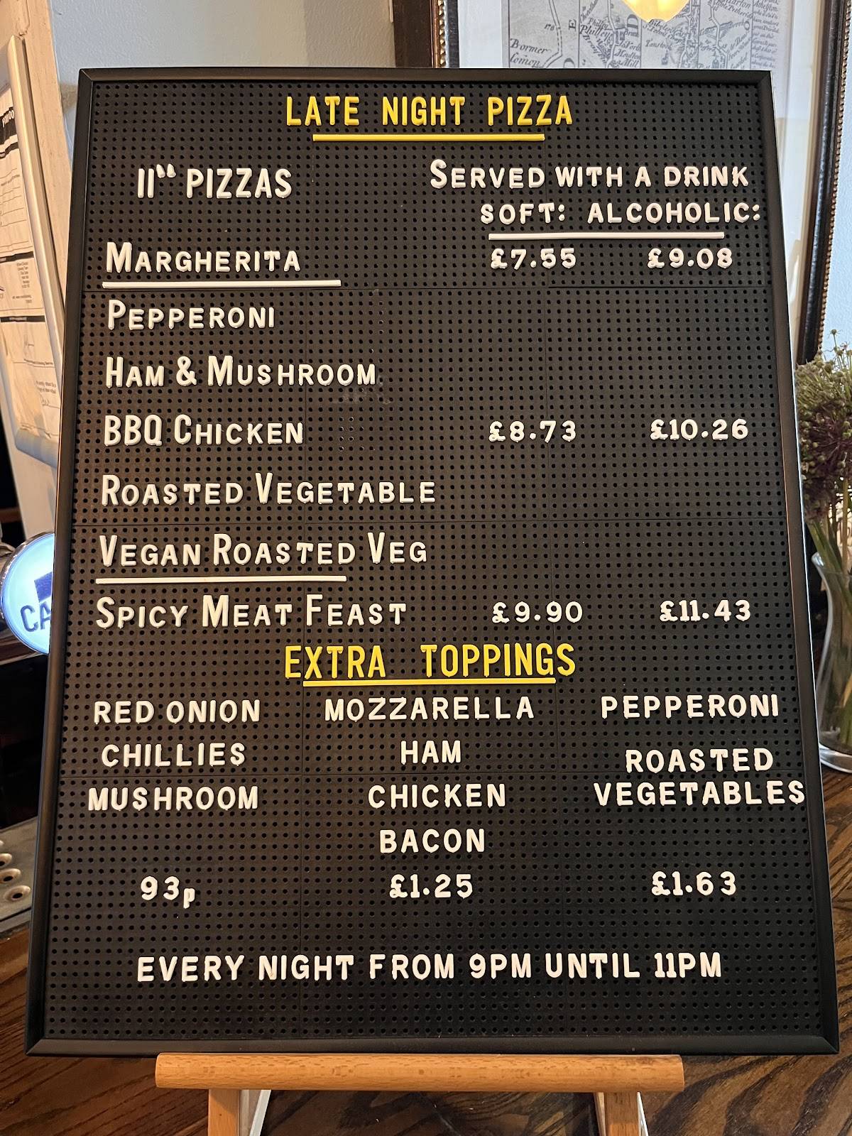 Menu at The Panniers - JD Wetherspoon pub & bar, Barnstaple, 33-34 ...