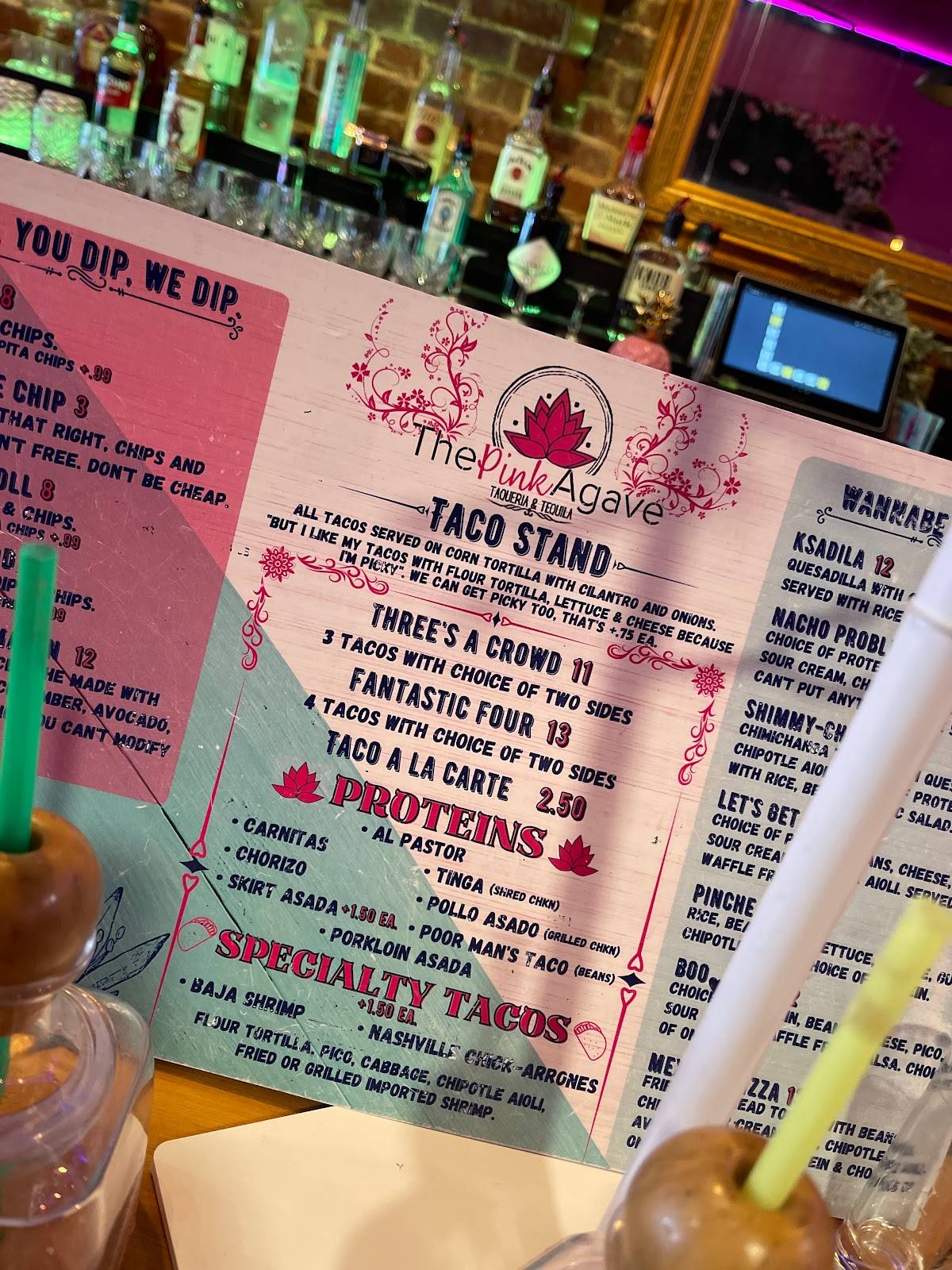 Menu at The Pink Agave - Ponchatoula restaurant, Ponchatoula