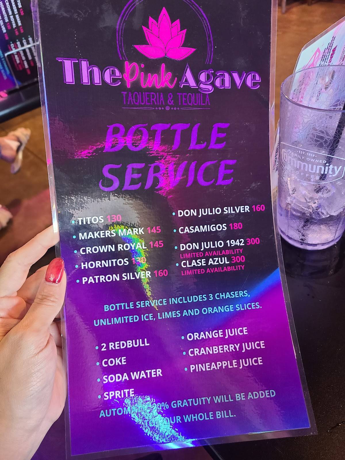 Menu at The Pink Agave - Ponchatoula restaurant, Ponchatoula