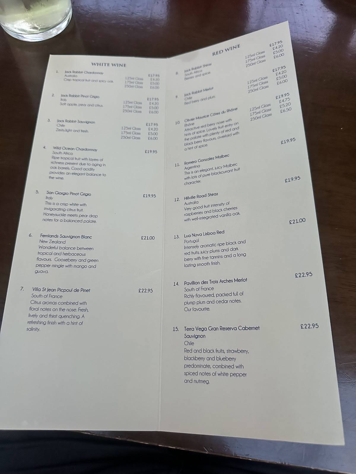 Menu at The Plough Inn pub & bar, Holford, Back Lane