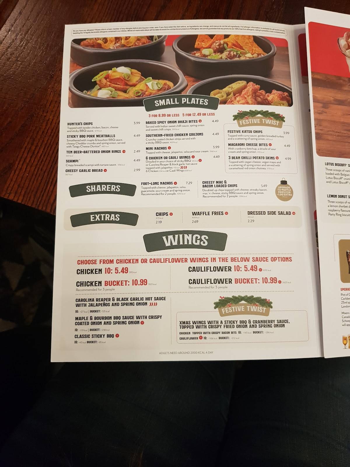 Menu at The Regent pub & bar, Walton-on-Thames, 19 Church St