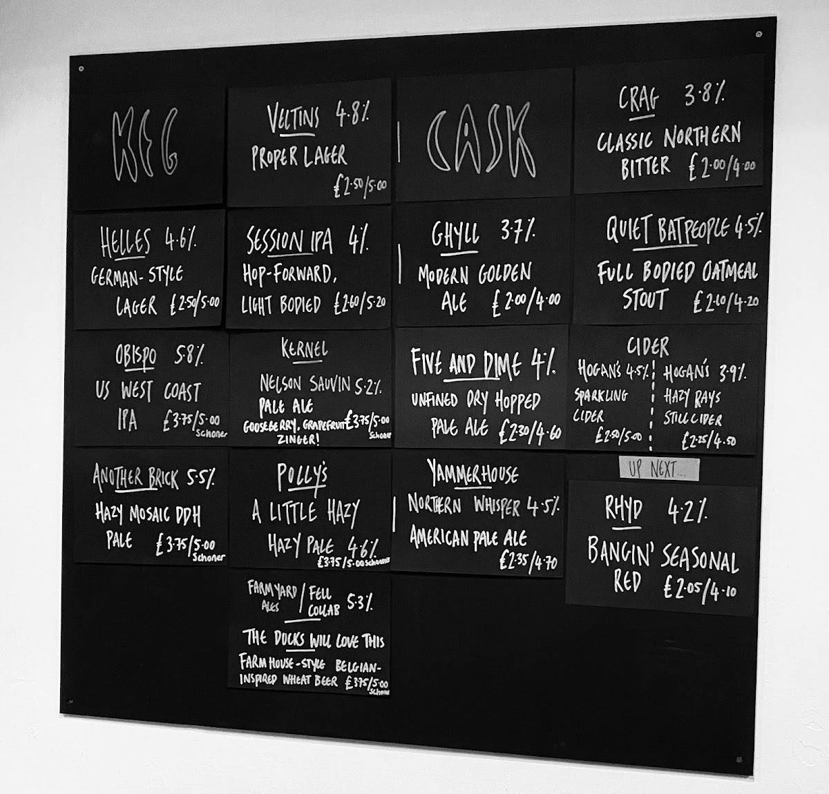 Menu at The Royal Oak Cartmel pub & bar, Grange-over-Sands, The Square