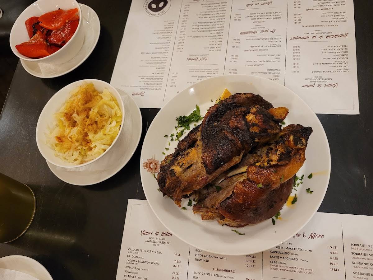 Menu at The Scotland Yard, Timișoara