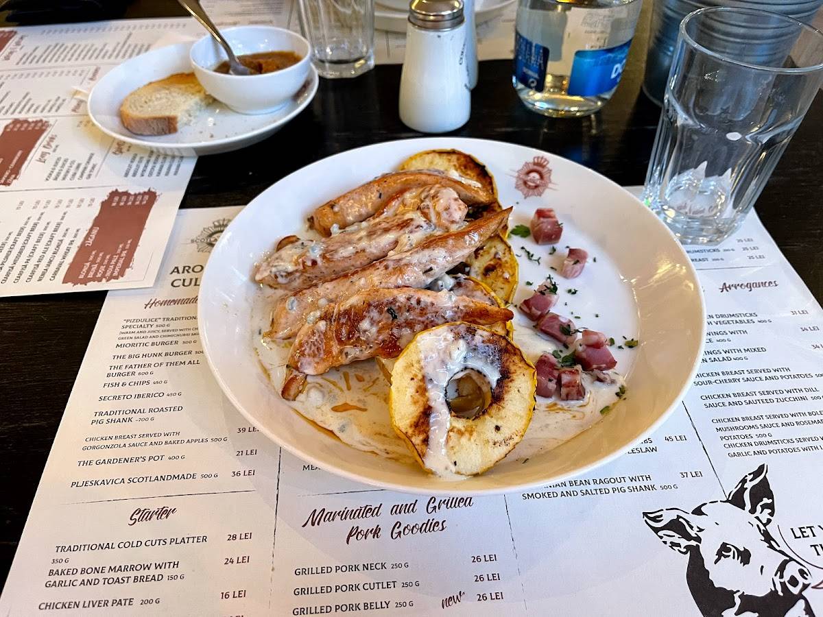 Menu at The Scotland Yard, Timișoara