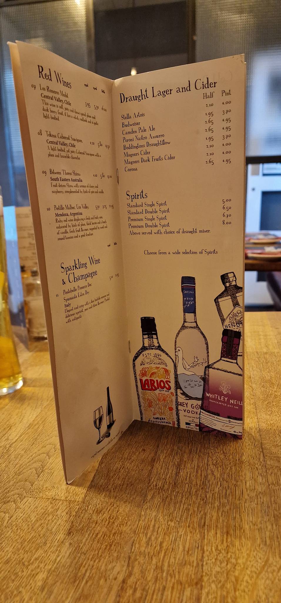 Menu at The Scullery restaurant, Sunderland