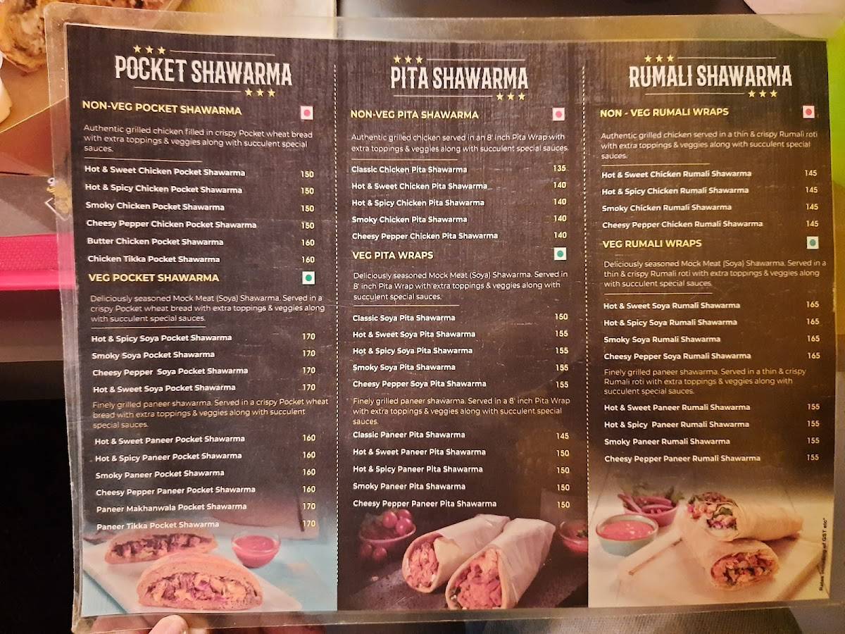 Menu at The Shawarma Box, Thane, Shop No 3