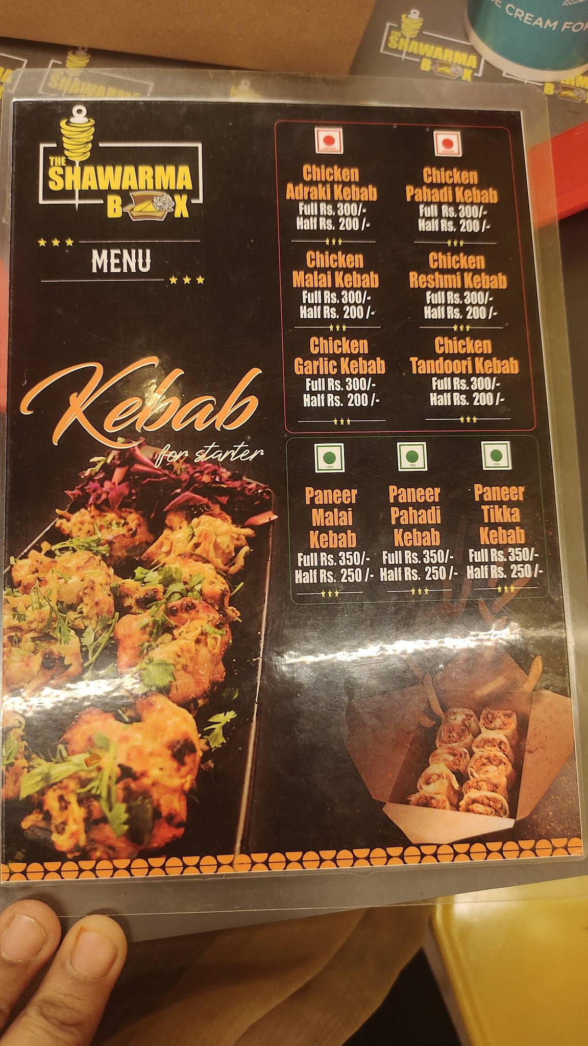 Menu at The Shawarma Box, Thane, Shop No 3
