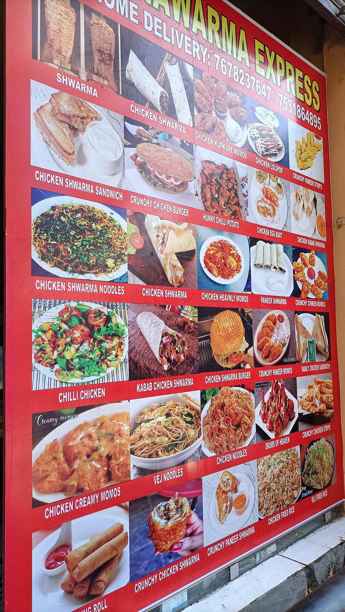Menu at The Shawarma Express, Gurugram, Fast Food