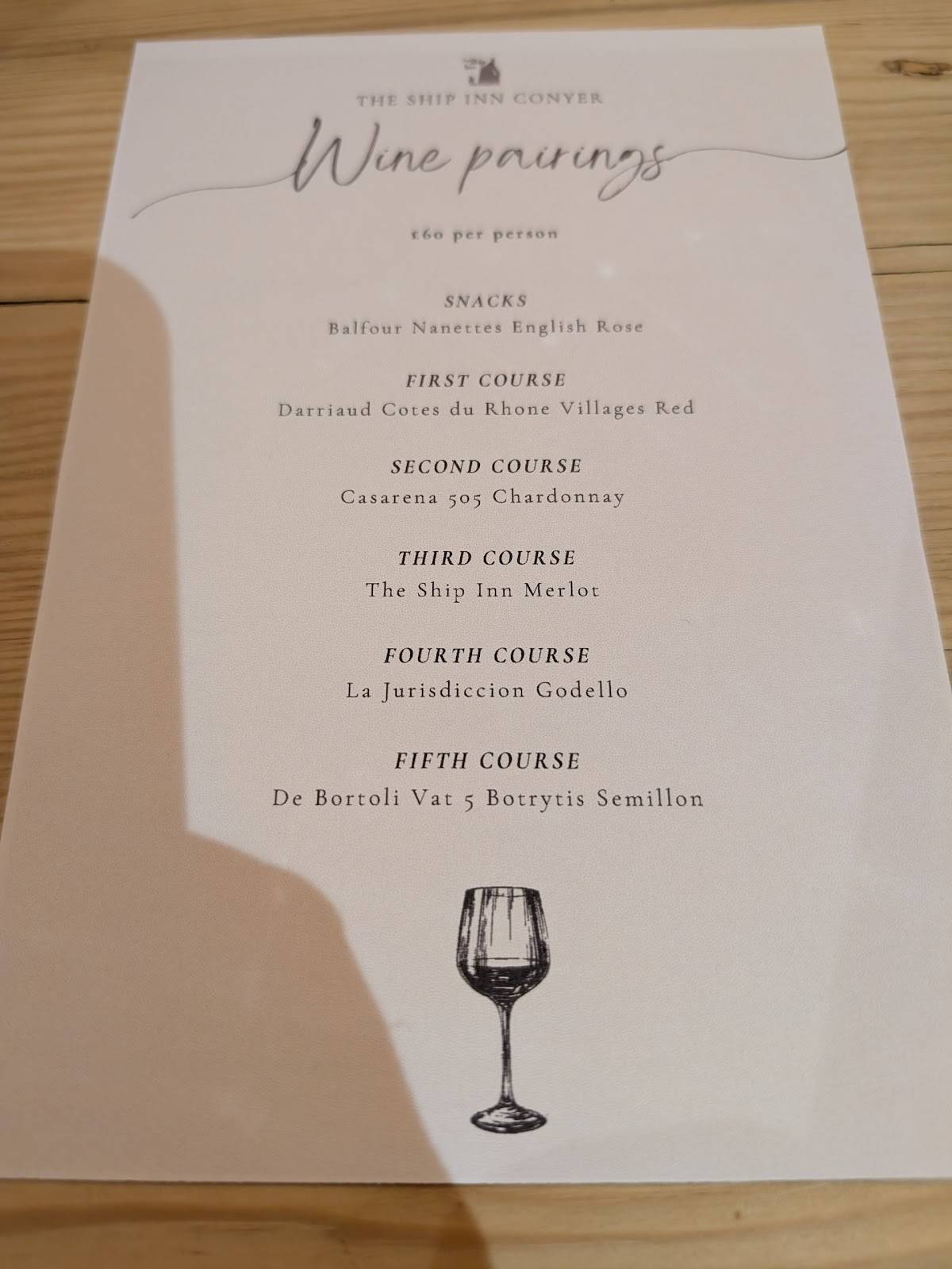 Menu at The Ship Inn Conyer pub & bar, Minster on Sea