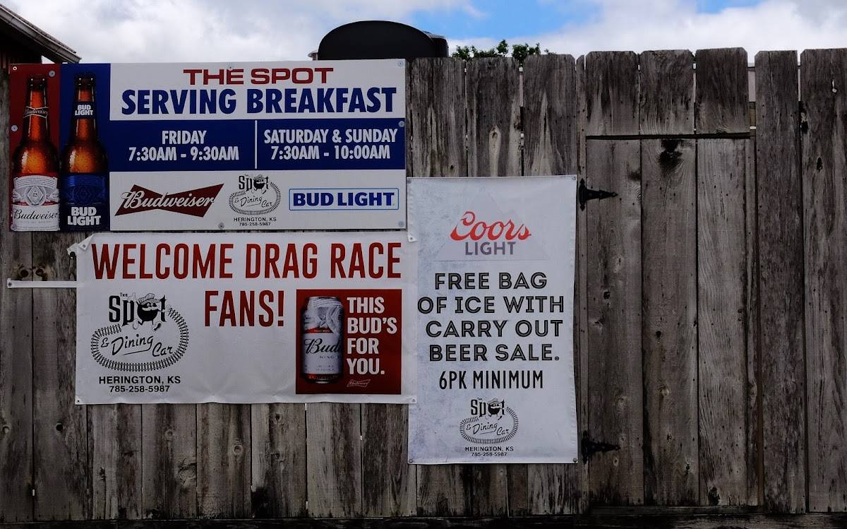 Menu at The Spot & Dining Car restaurant, Herington