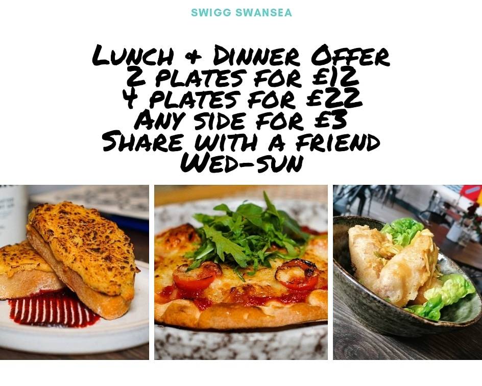 Menu at The Swigg pub & bar, Swansea