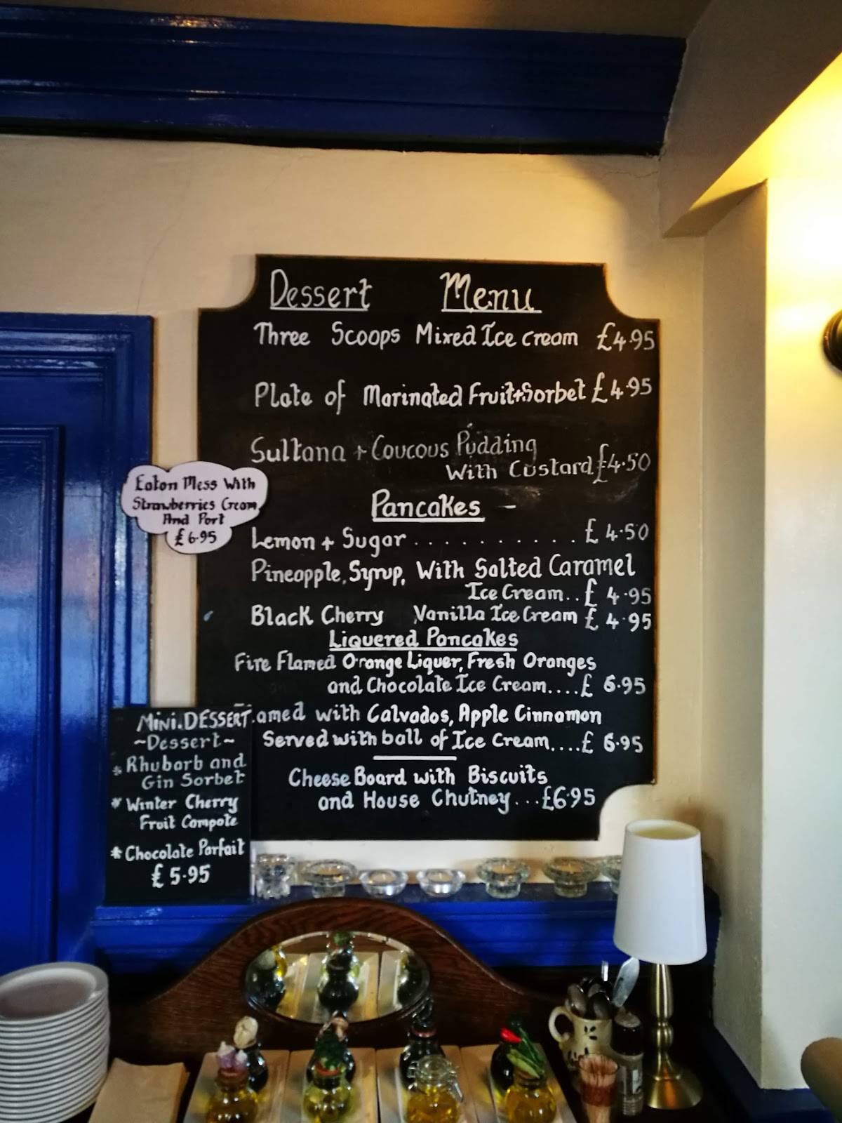 Menu at The Tall Ship pub & bar, Gloucester
