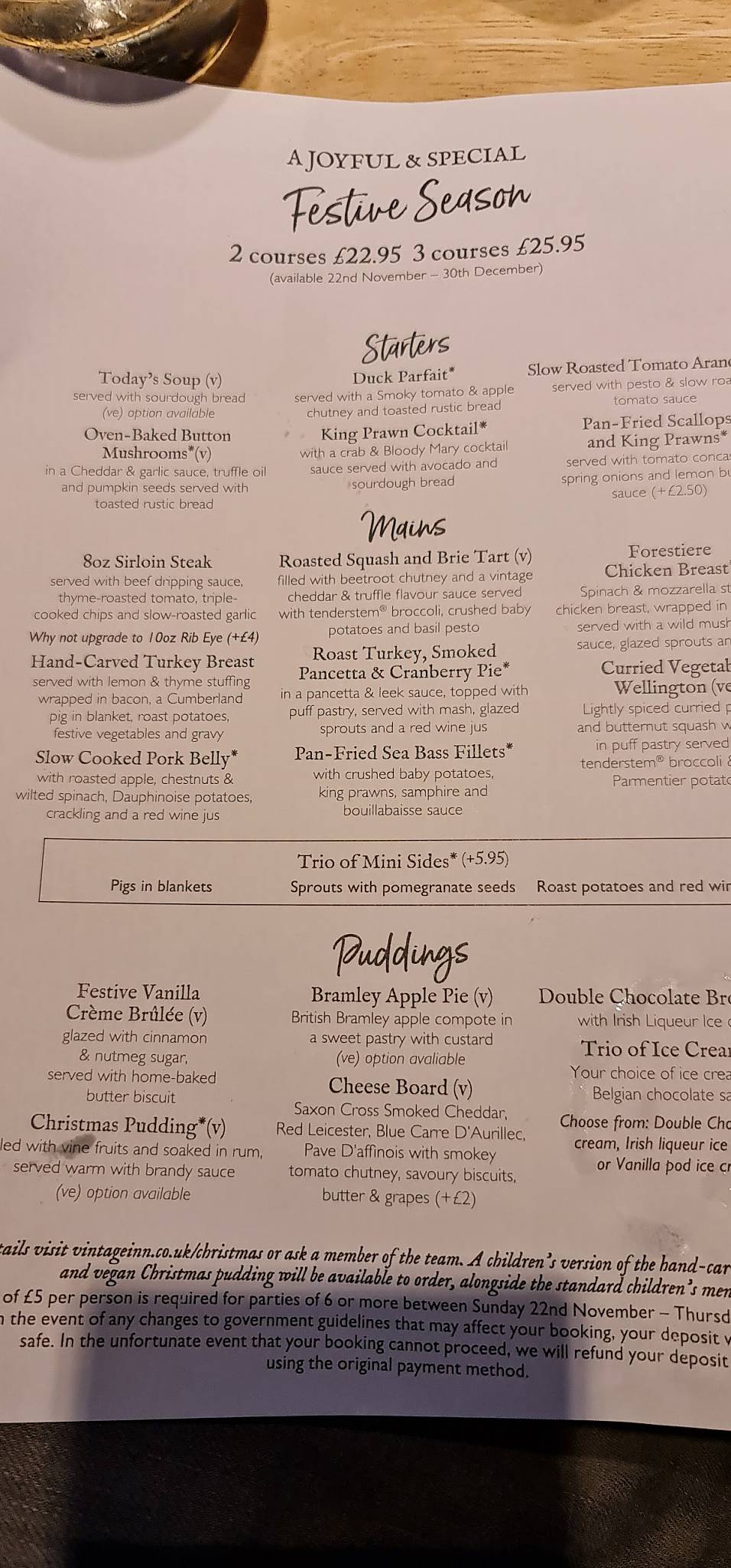 Menu at The Thatched House pub & bar, Upminster