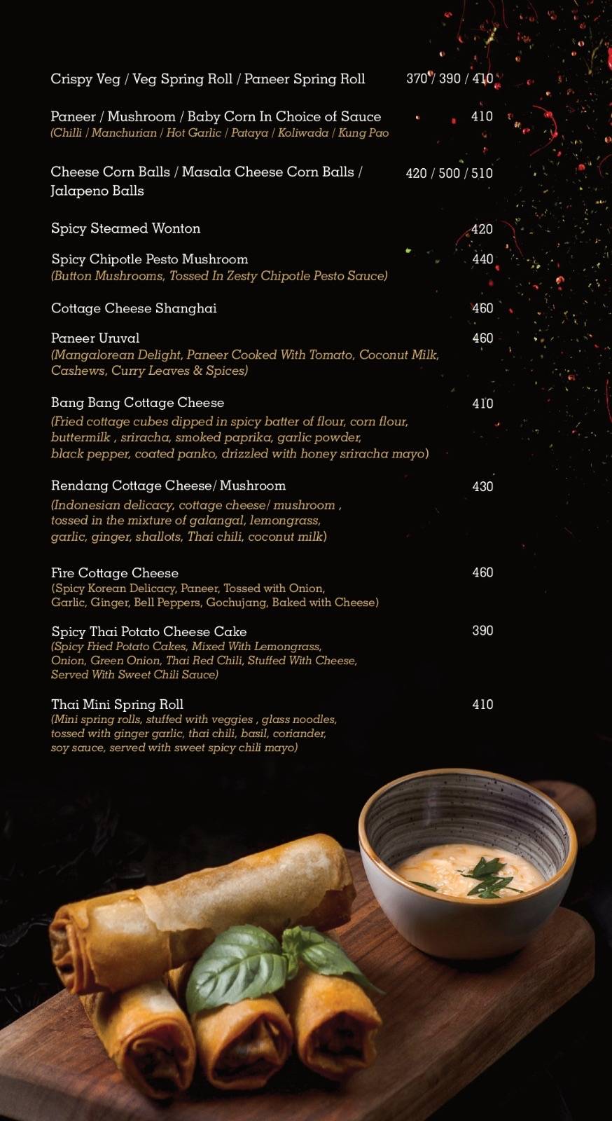 Menu at The Villa Exotic Sips & Cuisine, Mumbai
