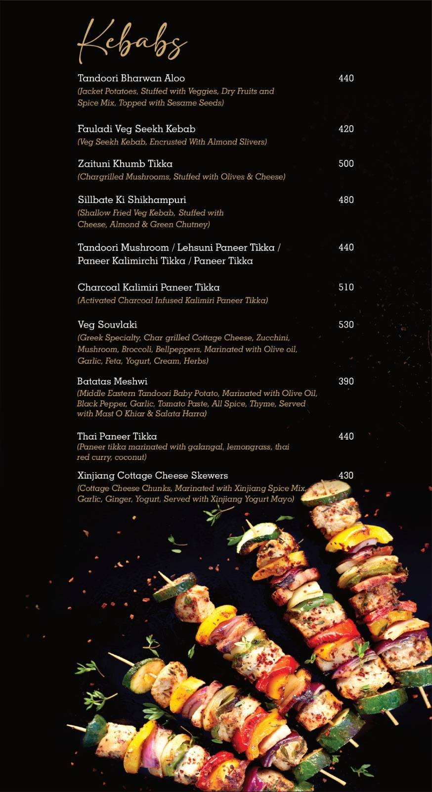 Menu at The Villa Exotic Sips & Cuisine, Mumbai