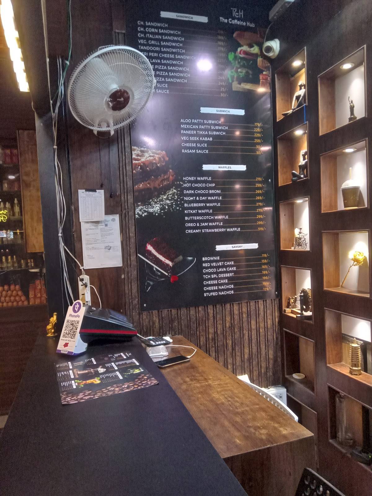 Menu at The caffeine hub, Mathura
