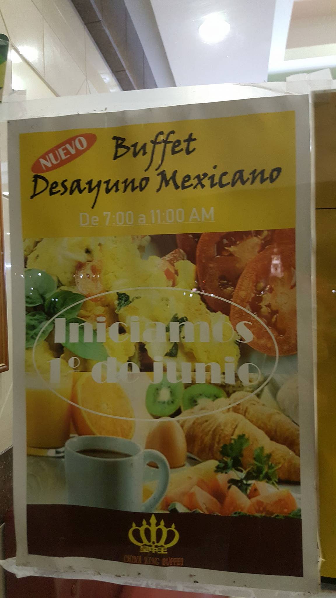 Carta del restaurante China King Buffet del Plaza China, Tijuana, Av ...