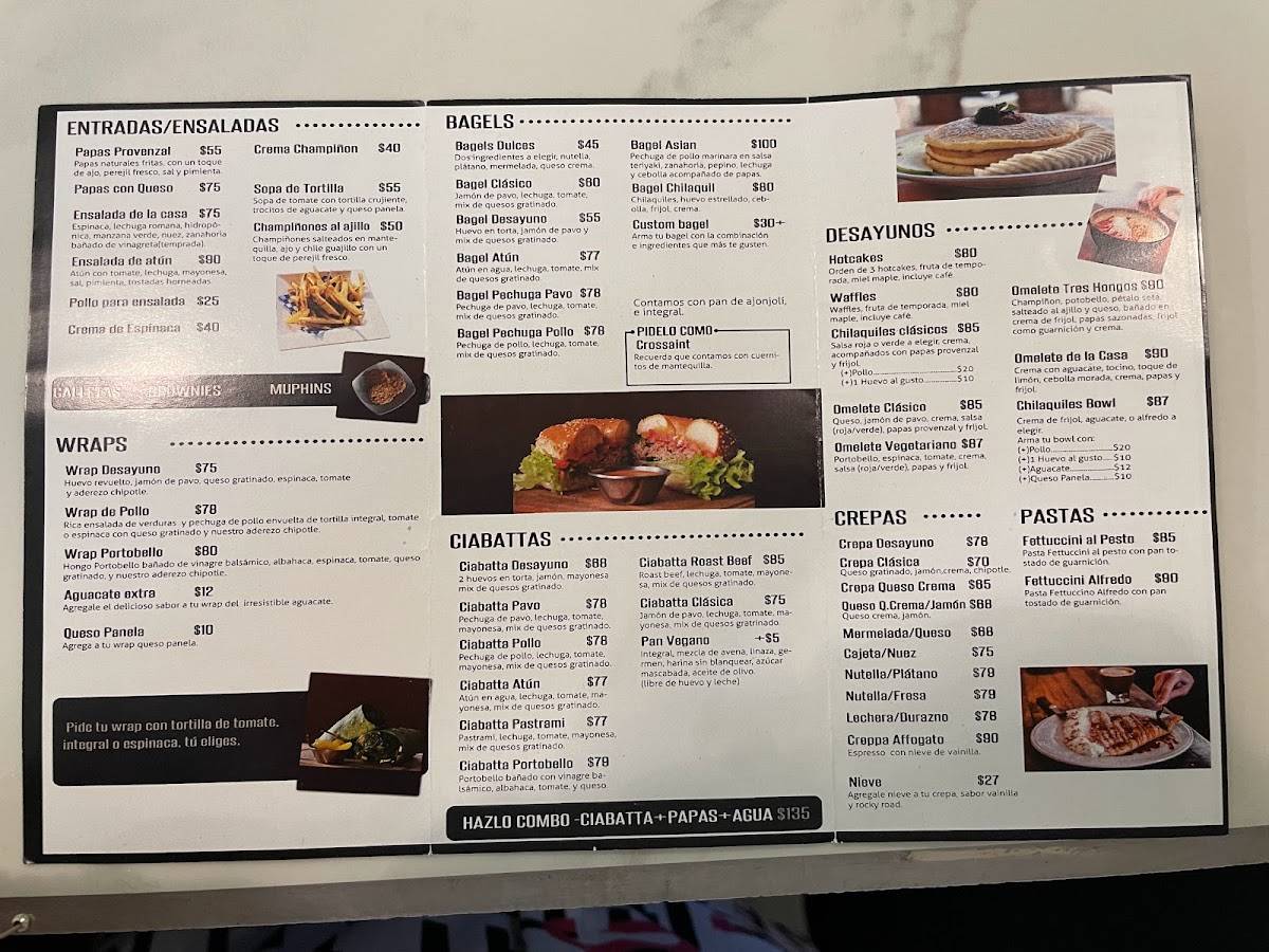 Carta del café Infuso, Tijuana