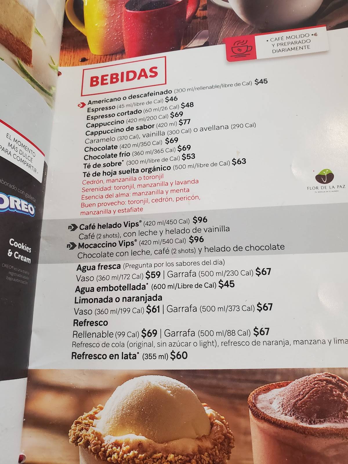 Carta del restaurante Vips Aeropuerto Tijuana Alfa, Tijuana, Vía del la ...