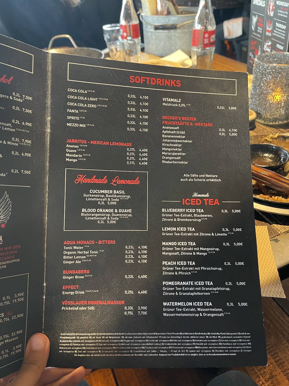 Speisekarte von Timberjacks Düren restaurant, Düren