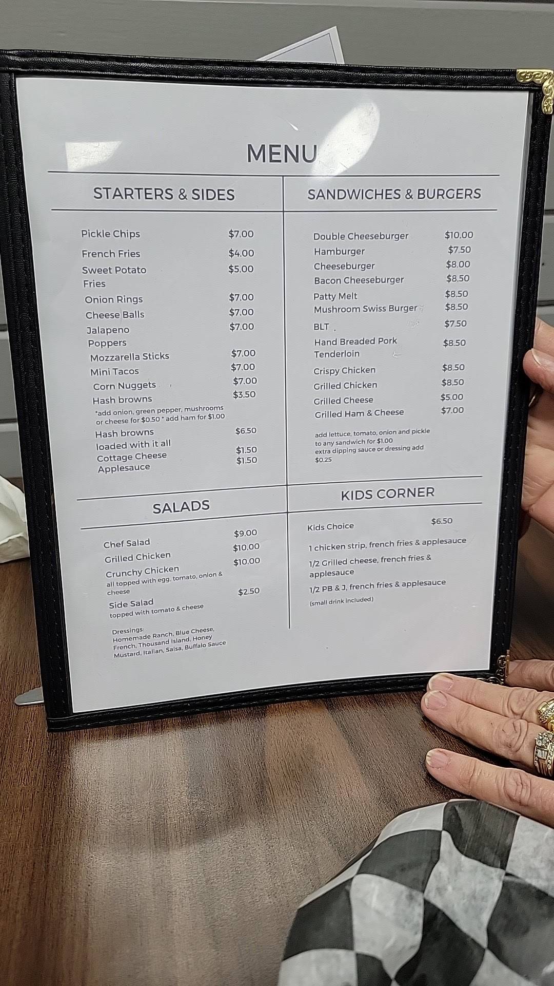 Menu at Tipsy Goat Bar and Grill, Schaller