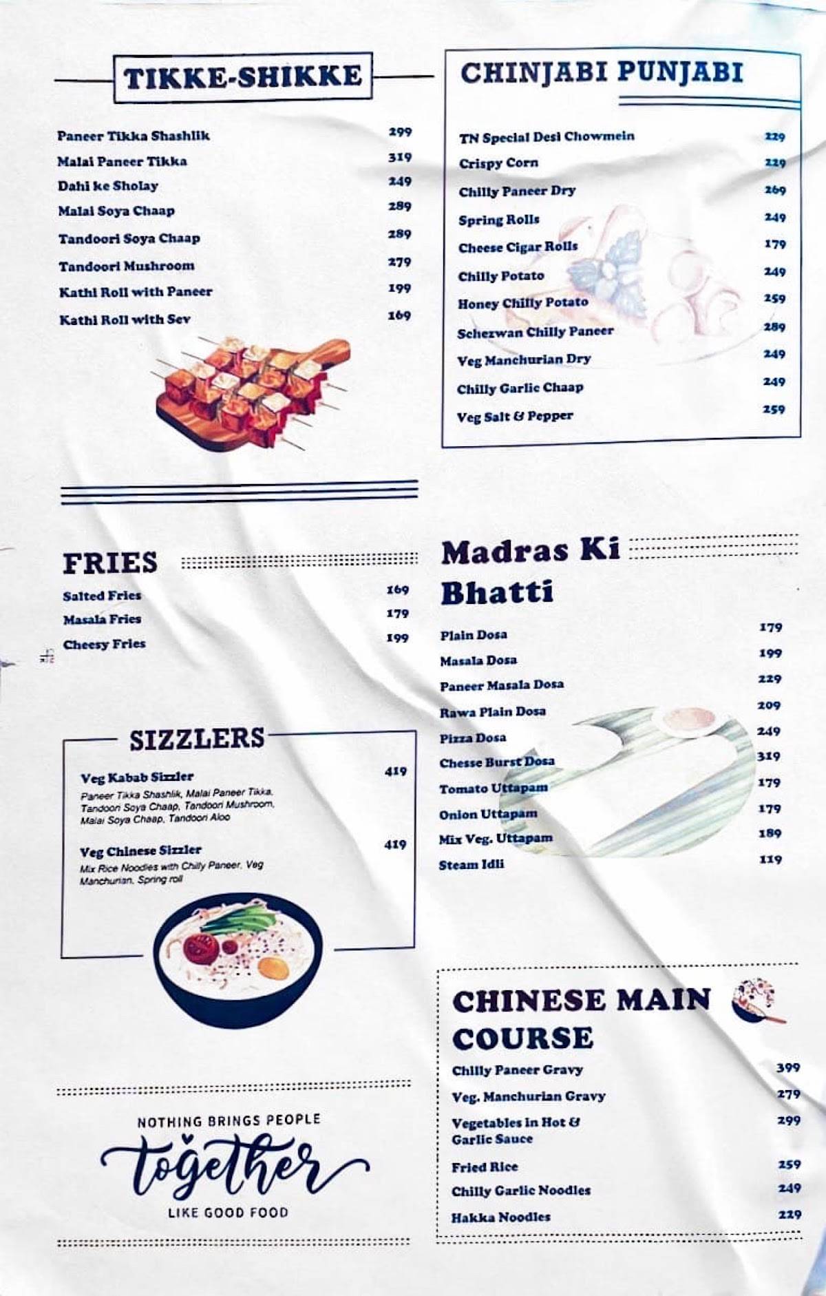 Menu at Topp Notch, Alwar