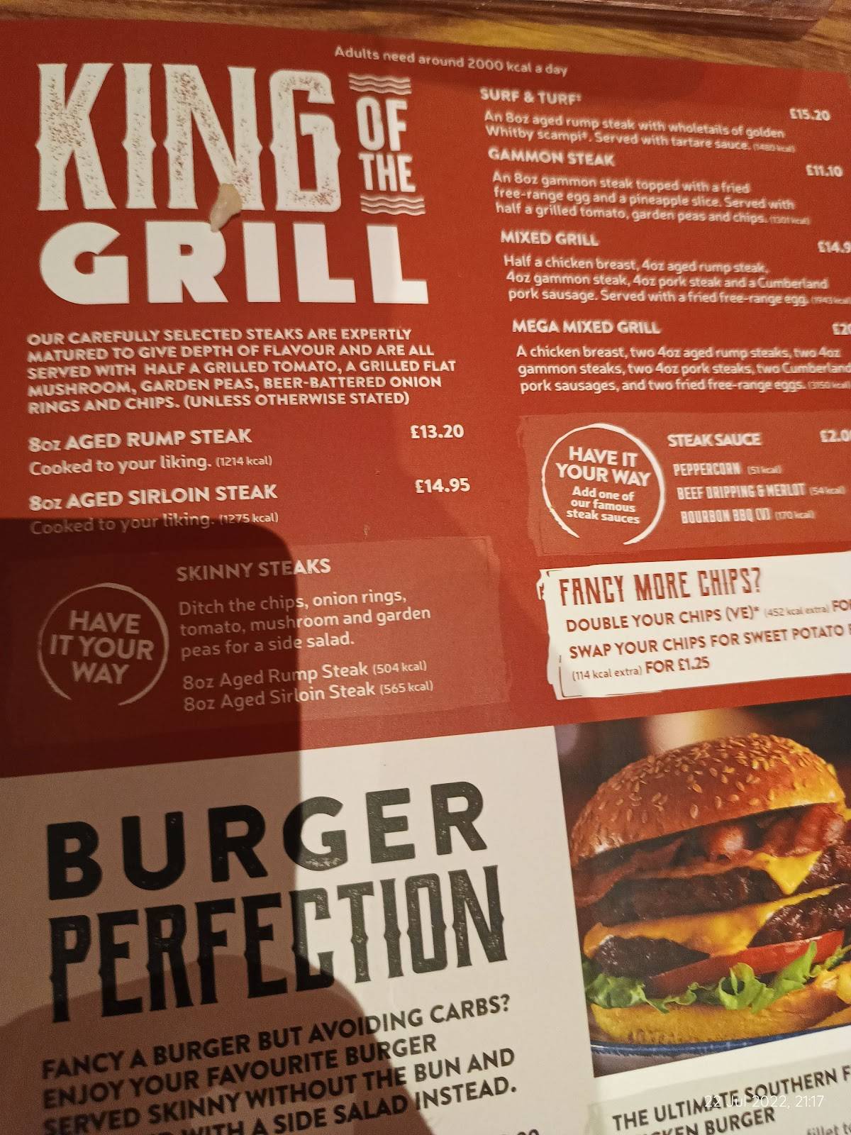 Menu at Trading Post pub & bar, Kettering