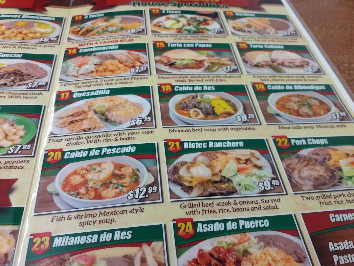 Menu at Tres Betos Taqueria restaurant, Fort Worth