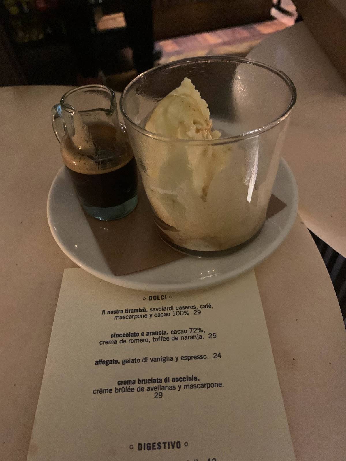 Carta de Troppo Restaurante, San Isidro