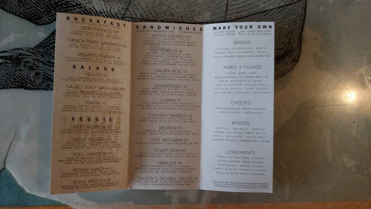 Menu at Trenchers Delicatessen desserts, Tulsa