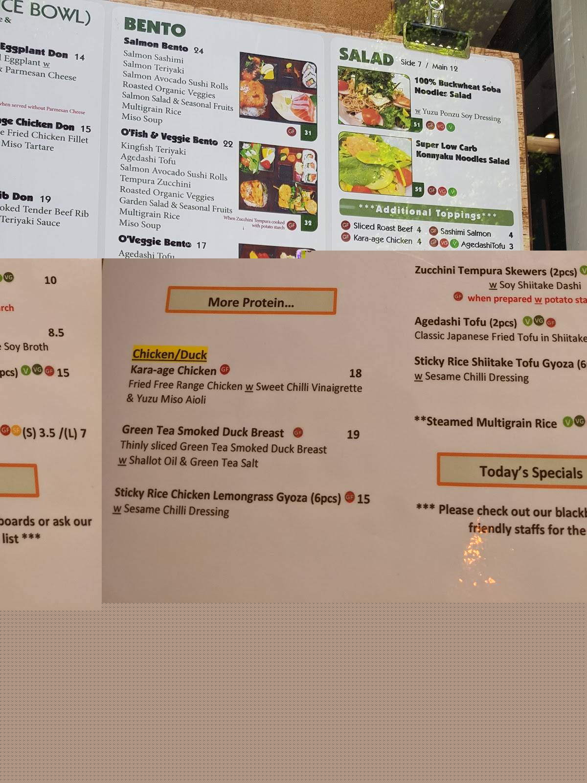 Menu at UCHILOUNGE / O'Uchi restaurant, Sydney