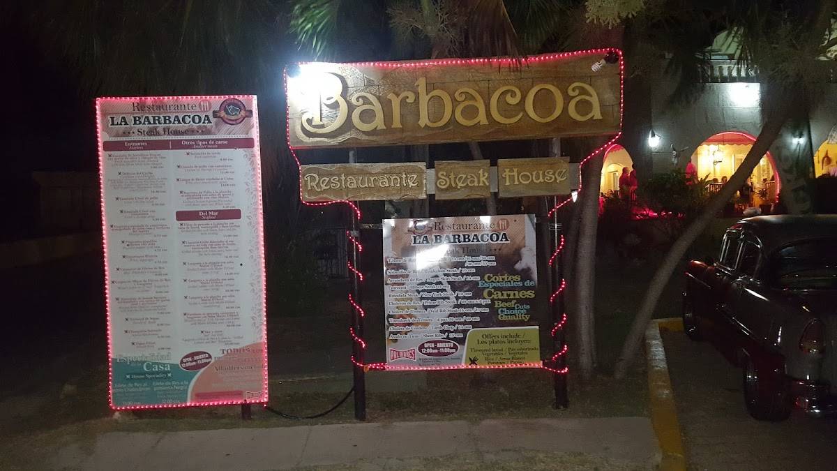 Carta de La Barbacoa, Varadero