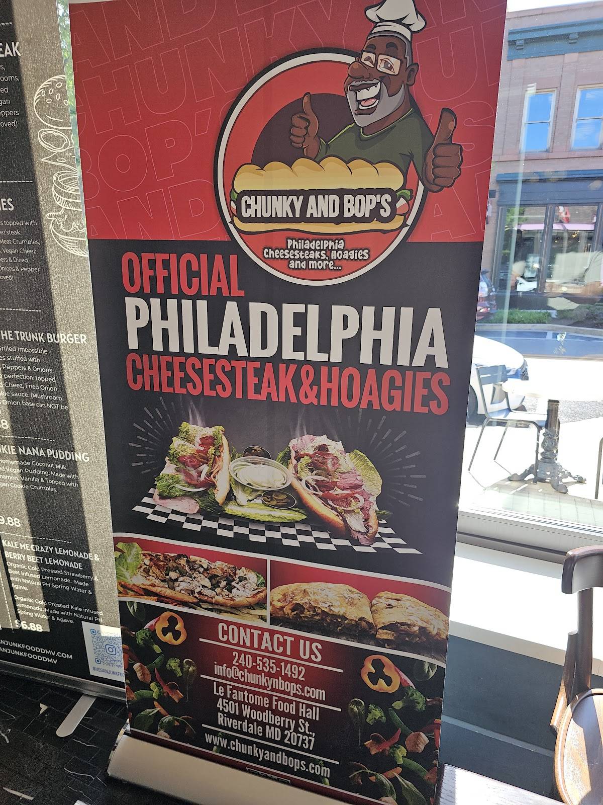 Menu at Vegan Junk Food DMV restaurant, Riverdale Park