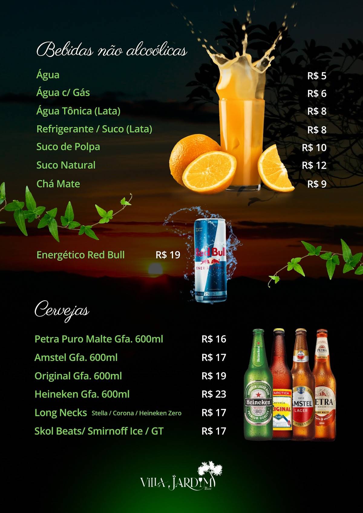 Menu em Villa Jardim Bar, São Bernardo do Campo