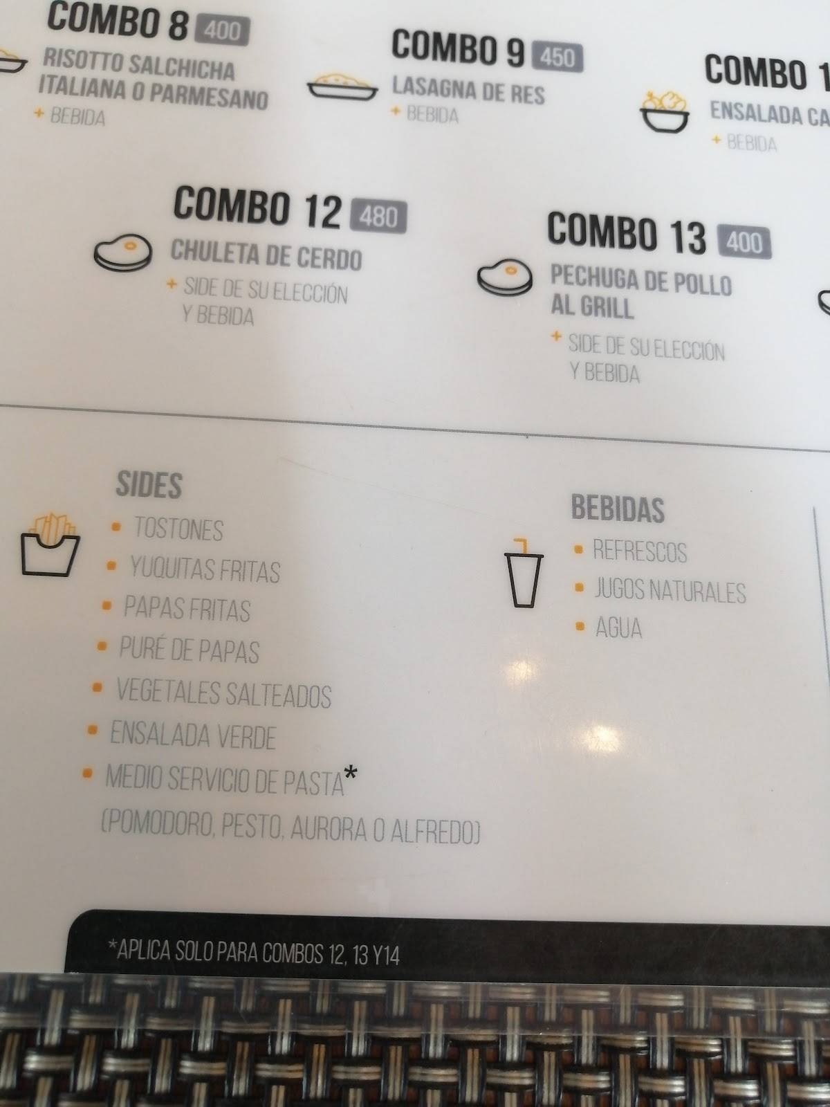 Carta del restaurante Vitello Food Kiosco, Santo Domingo