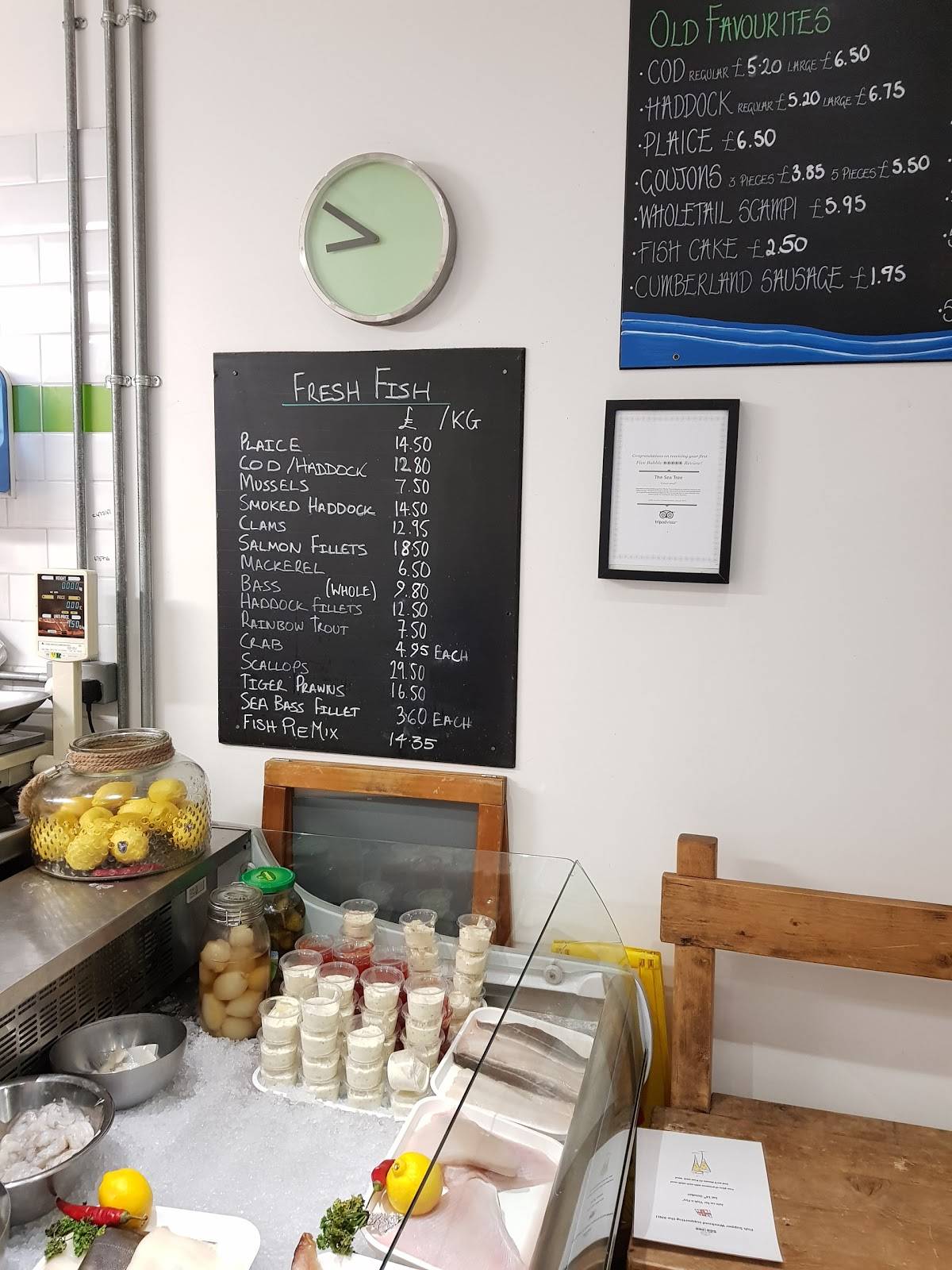 Menu at The Sea Tree Ware restaurant, Ware